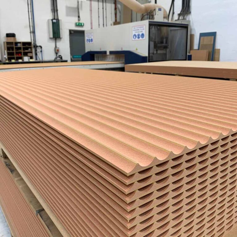 Standard Fluted Fire Rated MDF Panels - CNC Creations