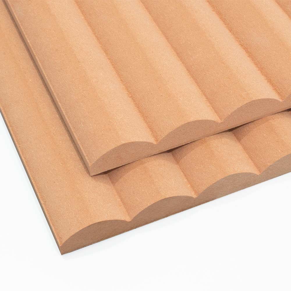 Ribbed MDF Wall Panels - Range of Reeded / Beaded Panels
