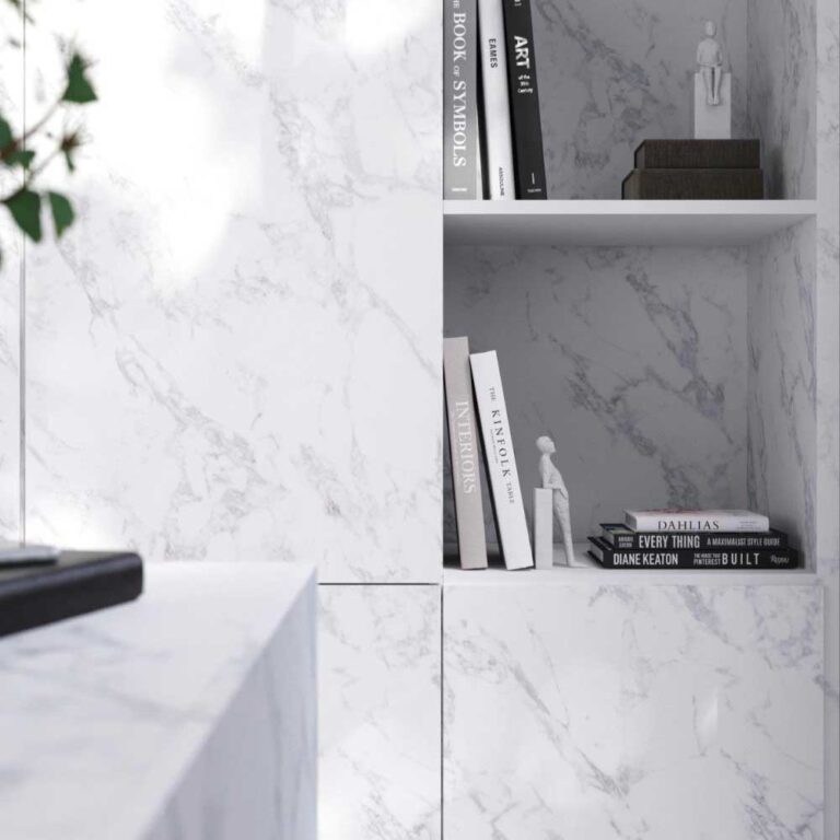 White Marble Melamine Board Cut to Size - Order Online Today