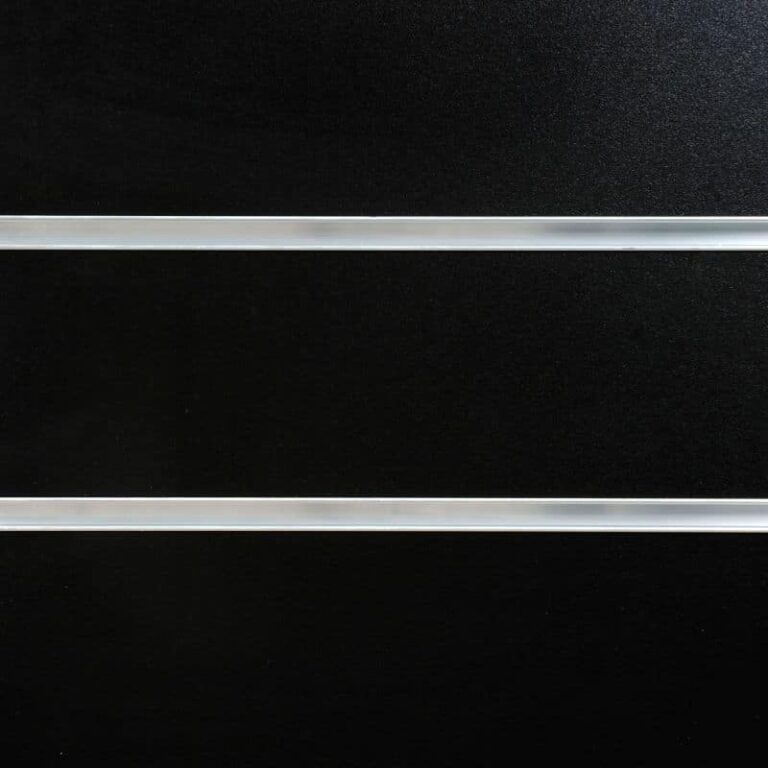 Black Retail Slatwall Panel - Display Boards for Shops - CNC Creations