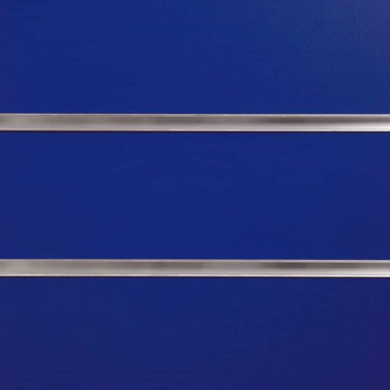 Blue Retail Slatwall Panel - Display Boards for Shops - CNC Creations