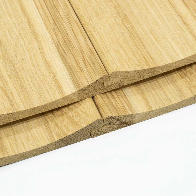 Large Fluted T&G Oak Panelling