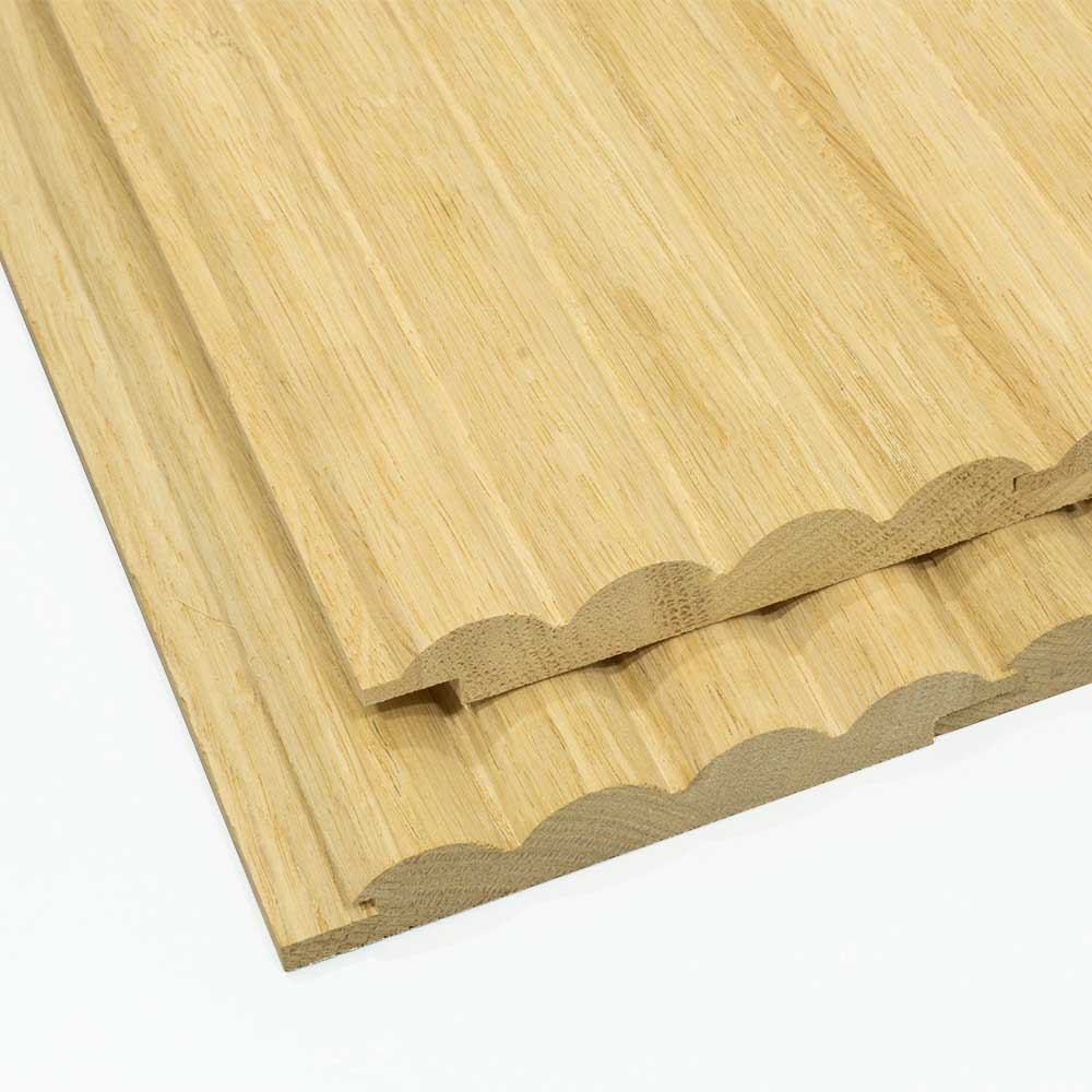 Standard Ribbed T&G Oak Panelling - 3D T&G Panelling