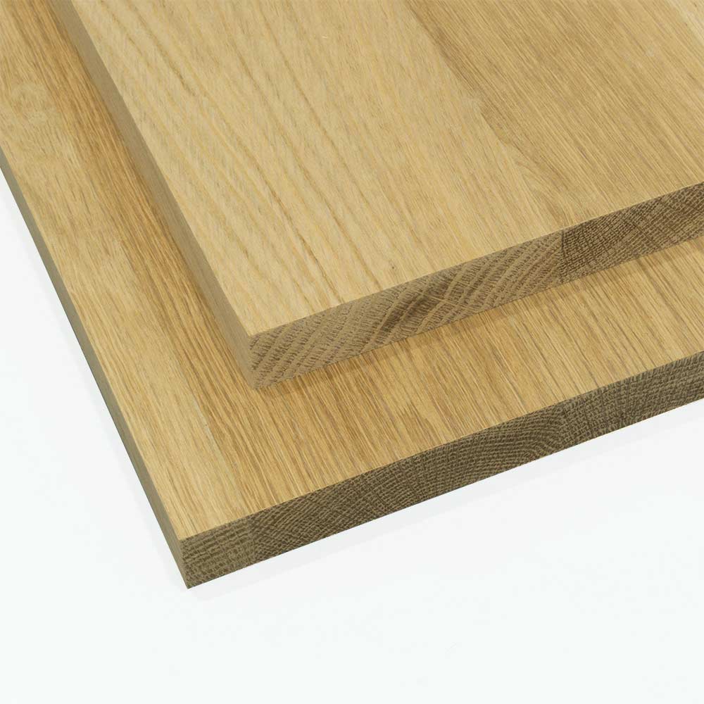Rustic Solid Oak Furniture Board - Timber Boards Cut to Size