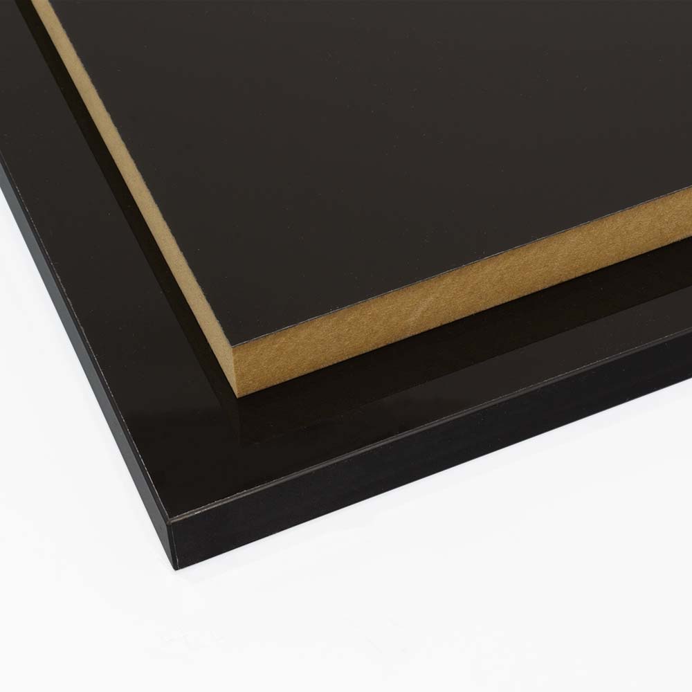 Black Gloss Melamine Board - Cut to Size or Full Sheets