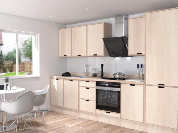 Birch Plywood Kitchen Cabinets - Bespoke & Made in the UK