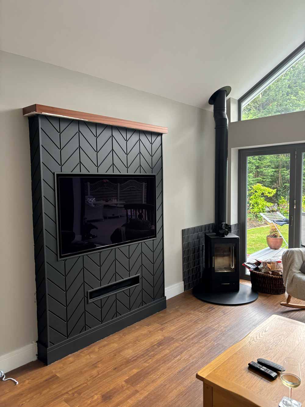 Buy Chevron MDF Wall Panels Online - CNC Creations