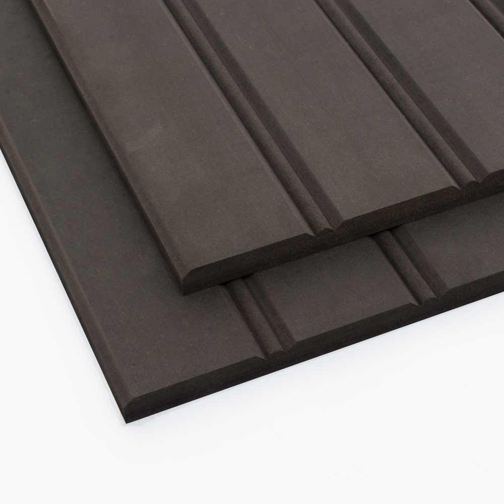 Black MDF Bead and Butt Wall Panelling - CNC Creations