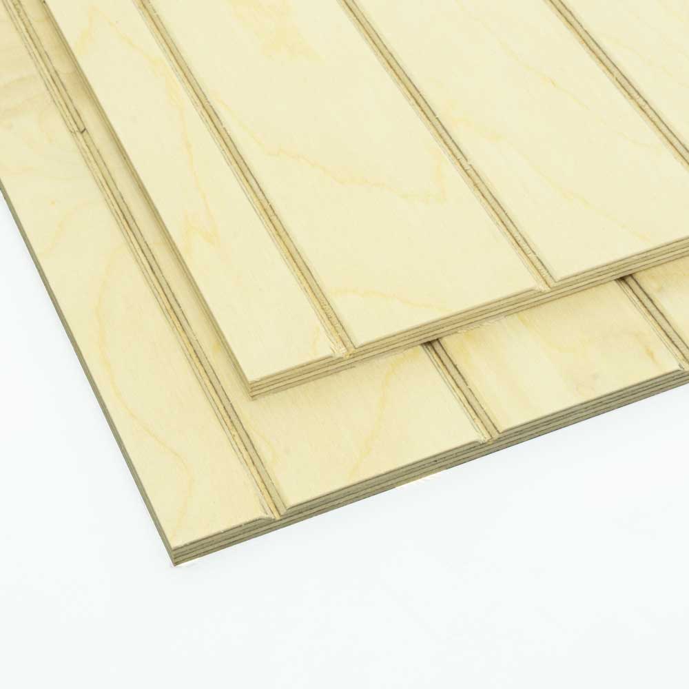 Tongue and Groove Birch Plywood Wall Panelling - CNC Creations