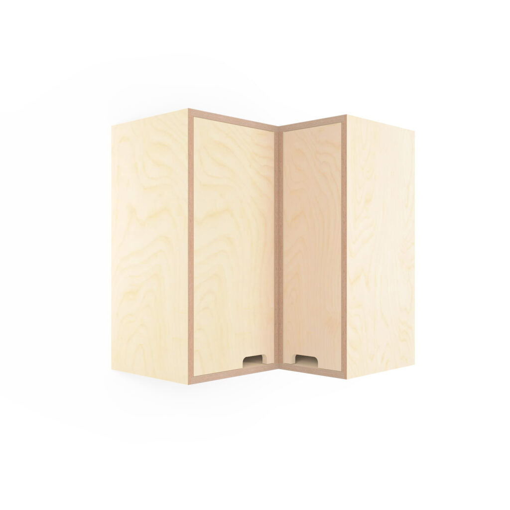 High Quality Birch Plywood Kitchen Corner Wall Units