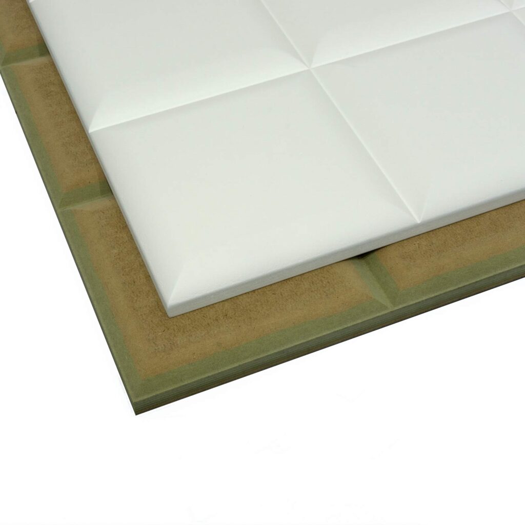 Standard Square Padded Effect MDF Wall Panels - CNC Creations